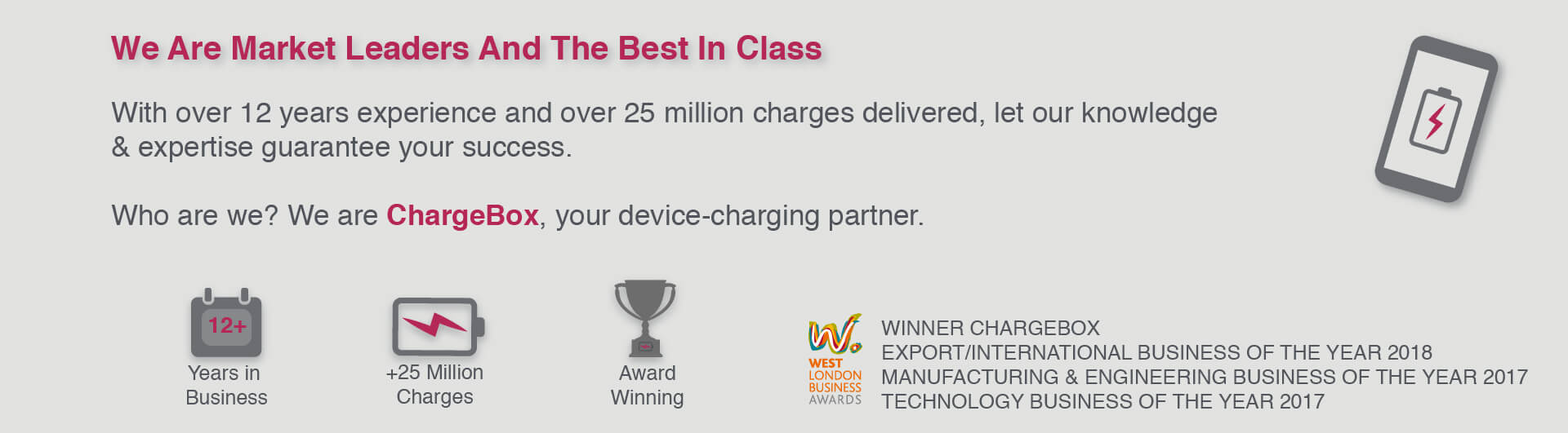 ChargeBox - Mobile Phone Charging Stations & Solutions